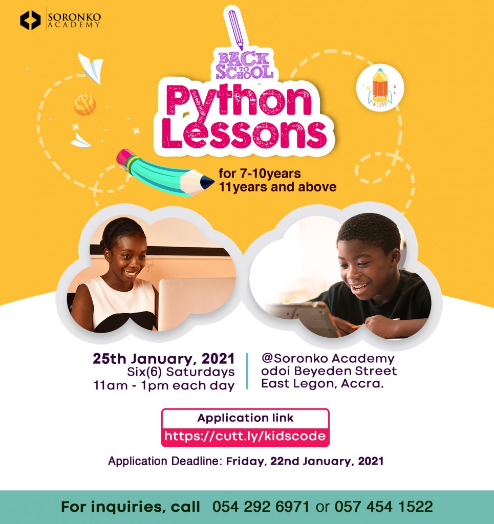 Python Lessons For Kids - Soronko Academy